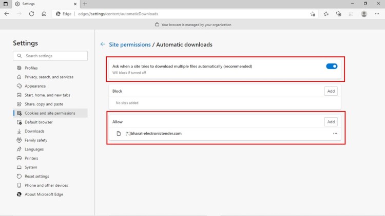 ElectronicTender System (ETS)